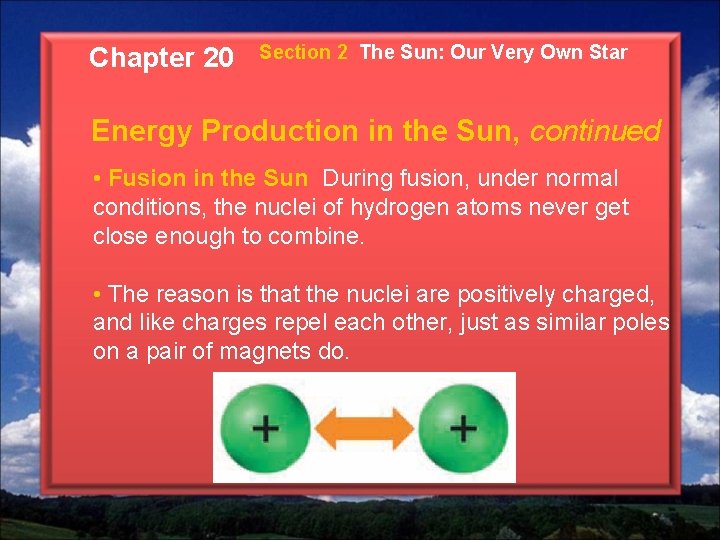 Chapter 20 Formation of the Solar System Table