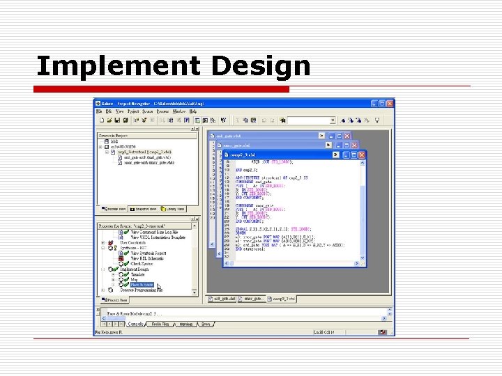 Programmable Logic System Design Lab 02 Design Entry