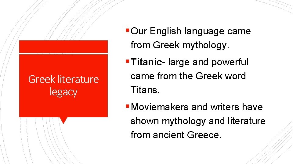 Greek Literature A Mr B Production Do Nows