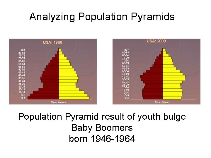 Constructing and Analyzing Population Pyramids Population problems make