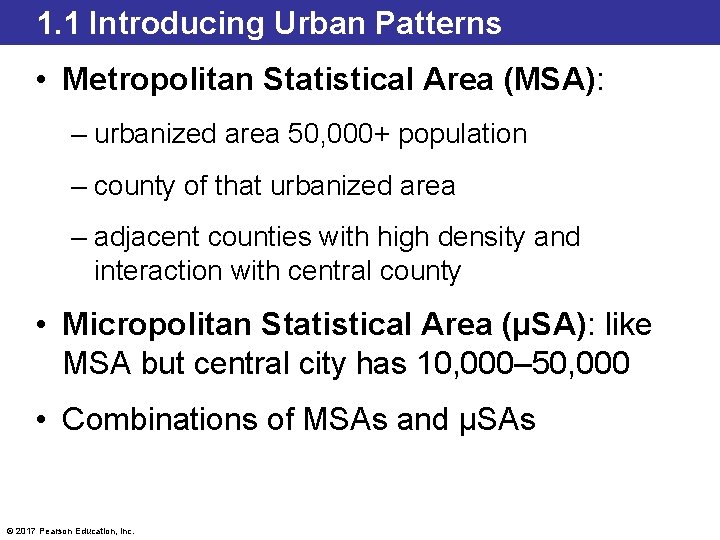 Chapter 13 Lecture Chapter 13 Urban Patterns Tim