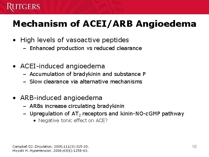 Crossreactivity of Angioedema Between ACEIs and ARBs Jimmy