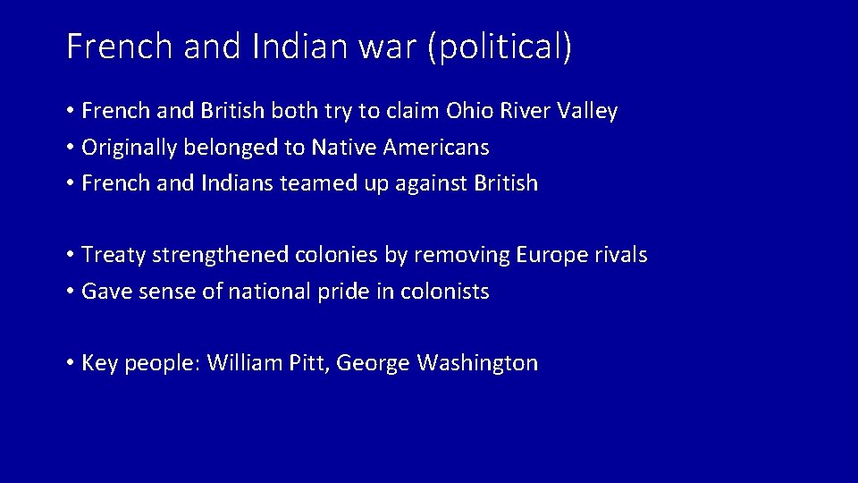 Causes of the American Revolution By Eva Sheehan