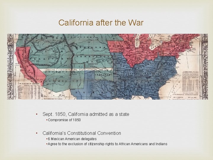 Borderlands in Transition 1848 Civil War Aftermath of