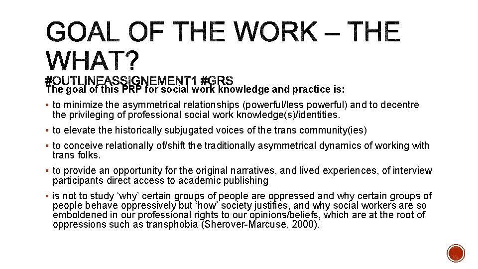 Presented by jeffrey reffo Pronouns hehimhis I would