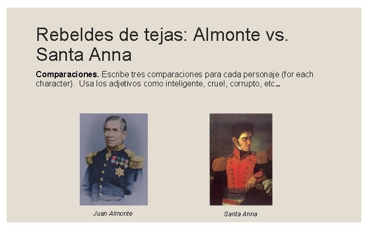 Repaso de Pruebita No 5 Los nmeros 1