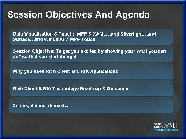 Building Data Visualization Applications with the Windows Presentation