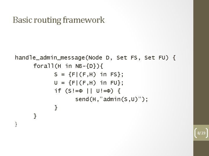 Event Based Systems Routing In Publishsubscribe I Dr