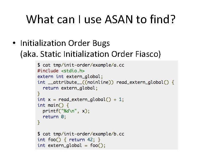 Traffic Server Debugging using ASAN TSAN Brian Geffon