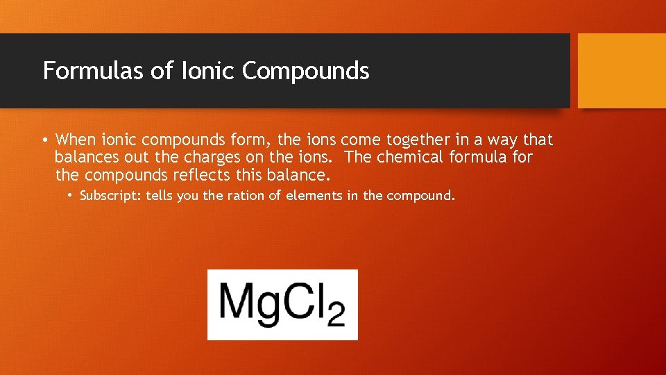 Section 3 Ionic Bonds Mr Gardner 7 th