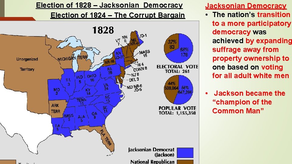 Key Concept Period 4 4 By the 1820s