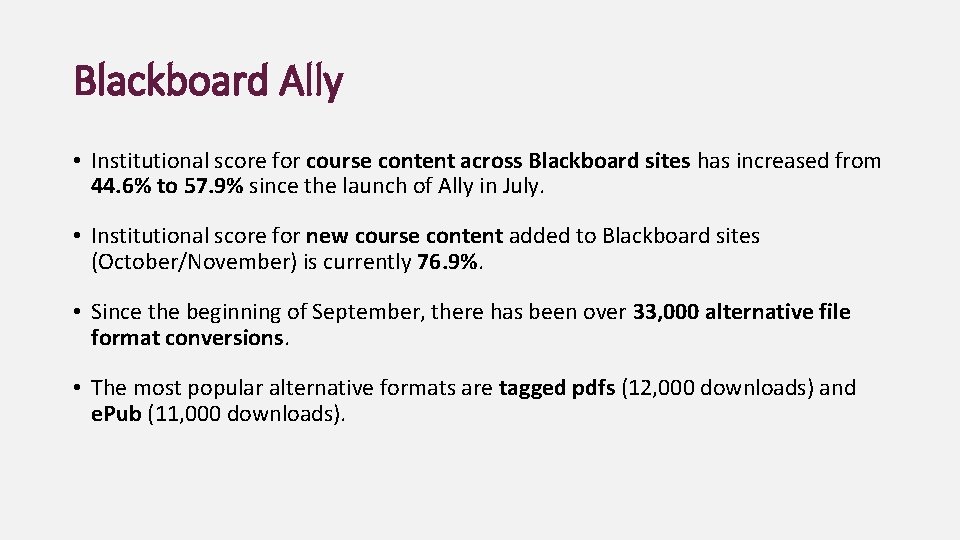 Improving the accessibility of your course top tips