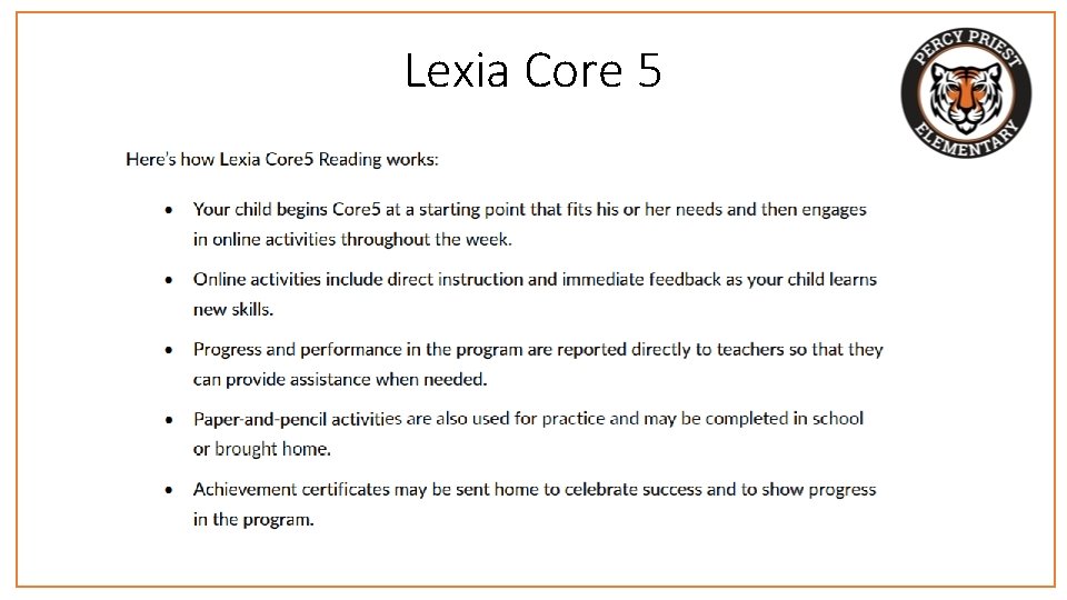 Staying DataInformed About Your Child PTO Presentation March