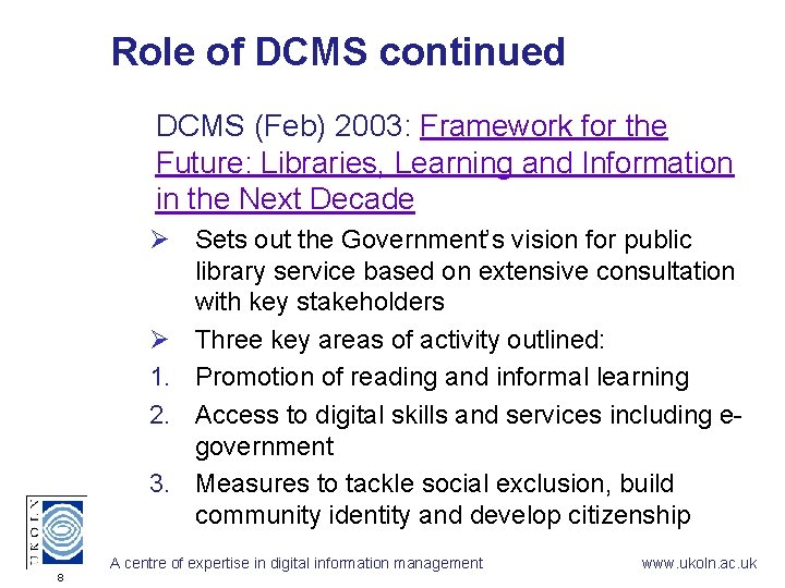 Public Libraries in the century an overview Penny