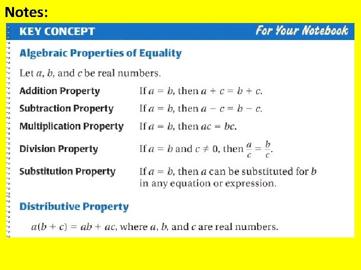 MS Algebra AREI1 Ch 3 3 Properties of