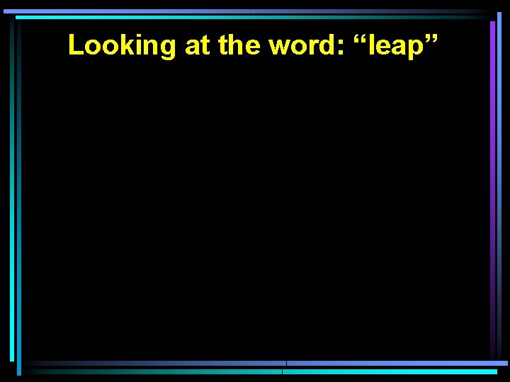 Bible LeapingA Word Study Isaiah 22 5 10