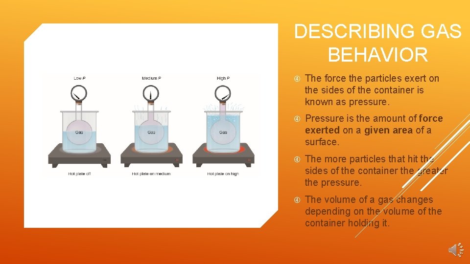 GAS LAWS BEHAVIOR OF GASES Different factors affect
