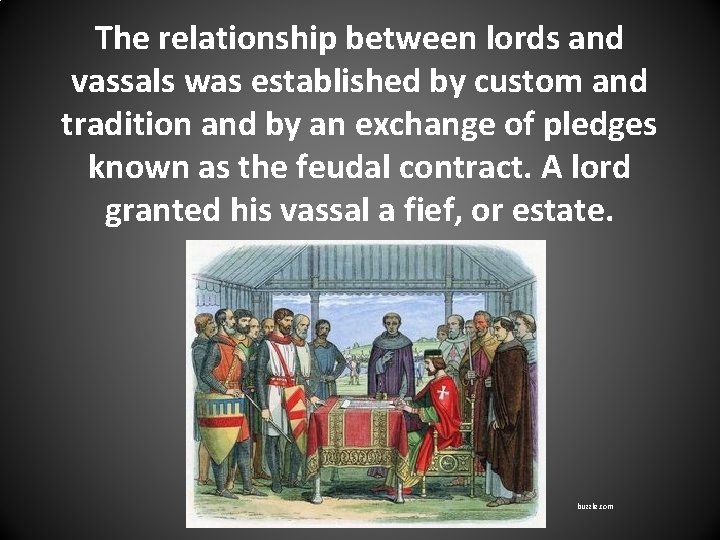 Feudalism in the Middle Ages Presentation created by