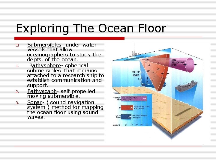Exploring the Ocean Floor By Laura Barrios Uriel