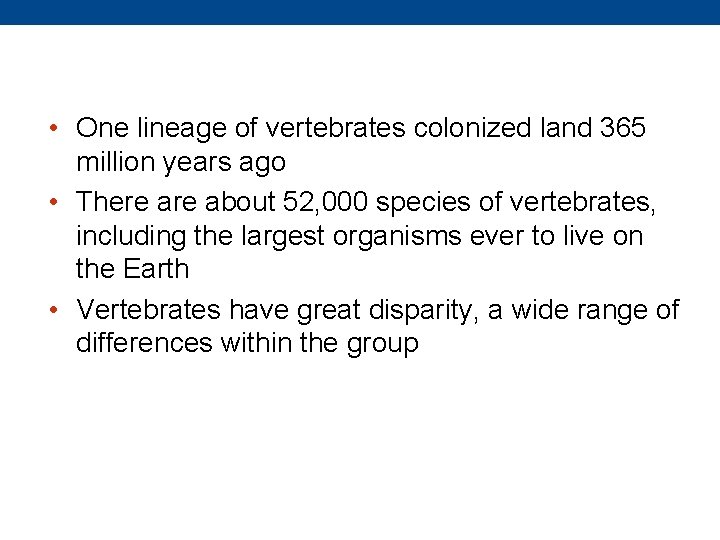 Chapter 34 The Origin and Evolution of Vertebrates