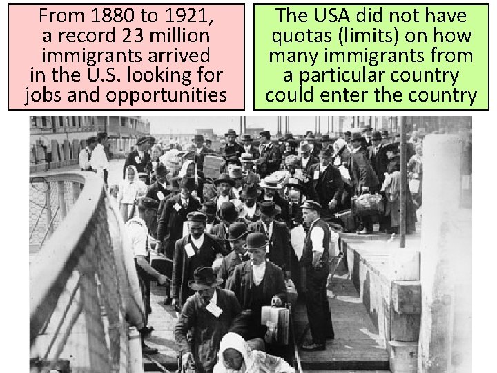 Period 6 1865 1898 Immigration and Urbanization Essential