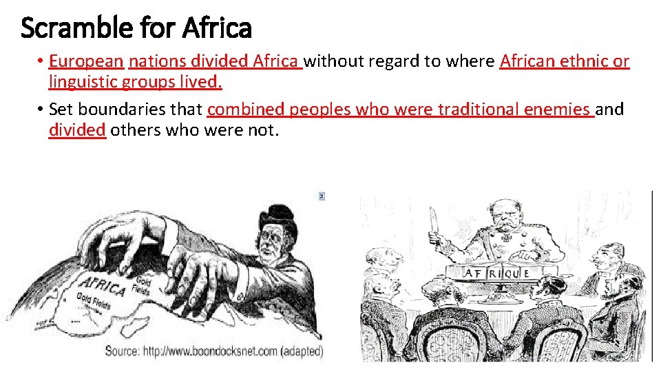 European Colonization of Africa Scramble for Africa European