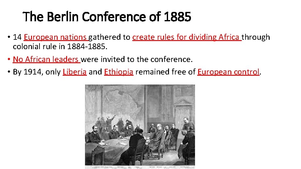 European Colonization of Africa Scramble for Africa European