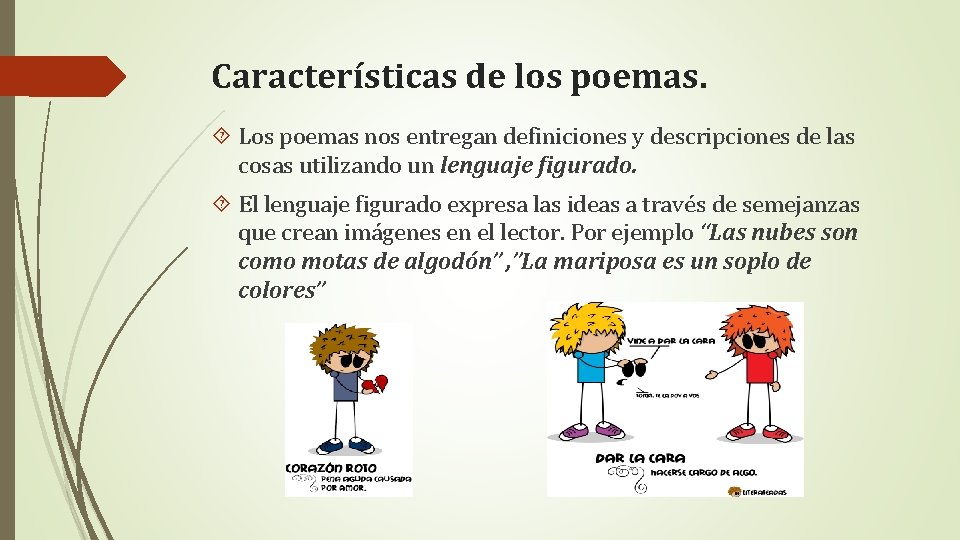 Lenguaje y comunicacin El poema Objetivos OA 2