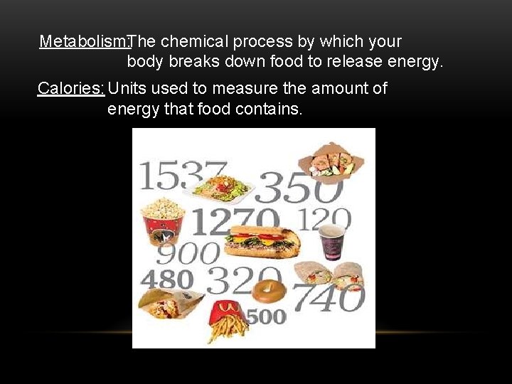 FOOD AND NUTRITION CHAPTER 8 Lesson 1 Carbohydrates