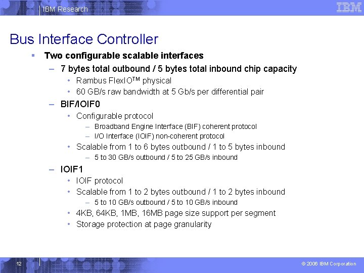 IBM Research Cell Broadband Engine BE Processor Tutorial