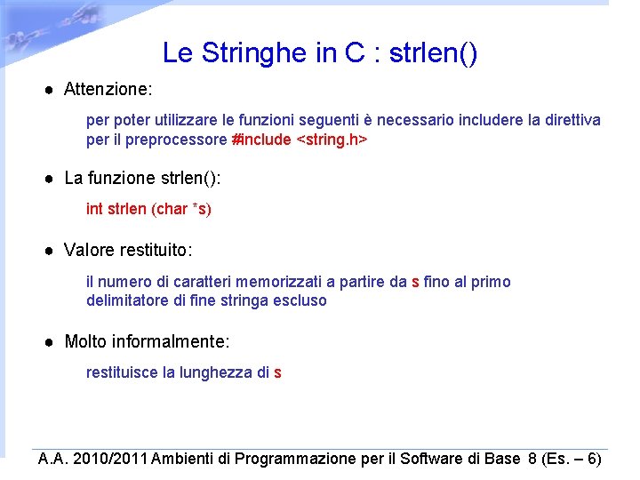 Ambienti di Programmazione per il Software di Base