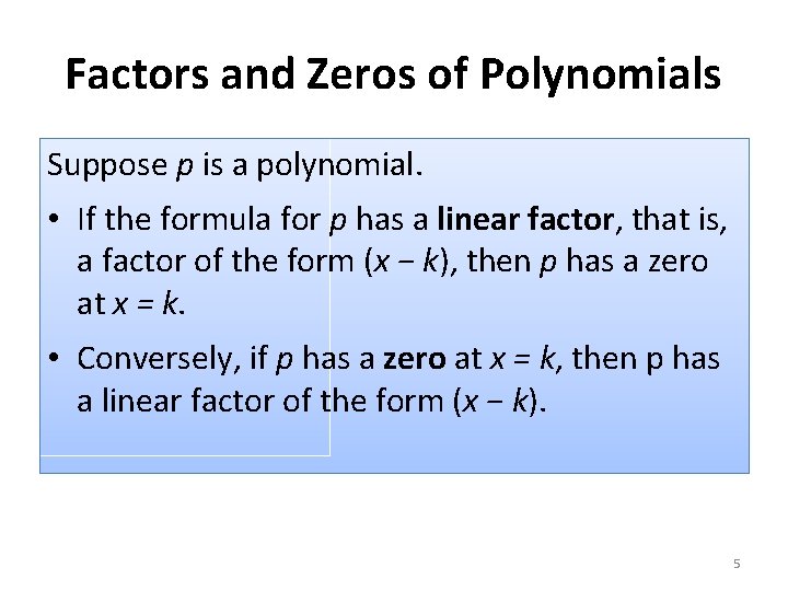 11 3 THE SHORTRUN BEHAVIOR OF POLYNOMIALS 1