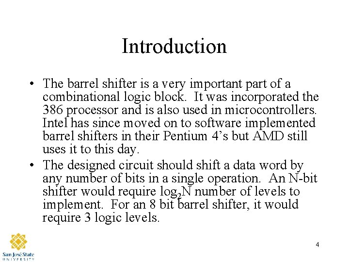 Design of an 8 Bit Barrel Shifter Gene