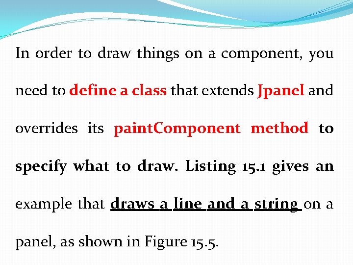Object Oriented programming GRAPHICS Instructor Dr Essam H