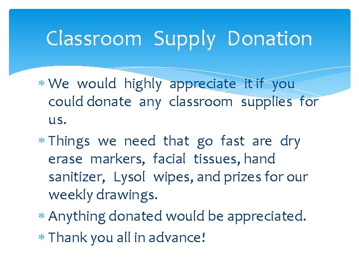 Back to School DLI 4 th Grade 2015