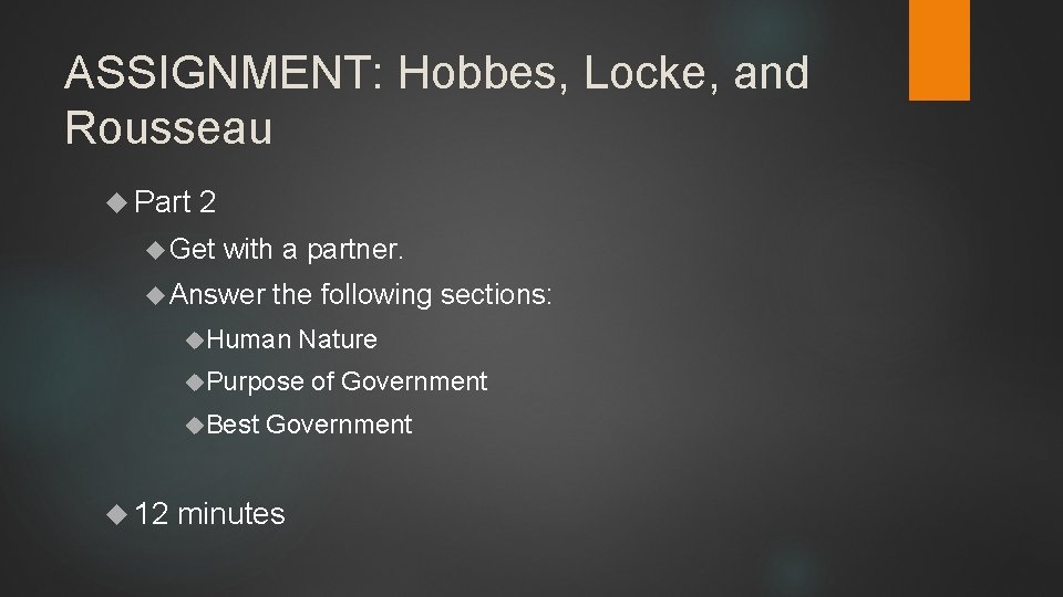 Enlightenment Beliefs Equality the belief that all people