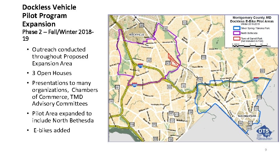 New Mobility Options in Montgomery County Dockless Vehicles