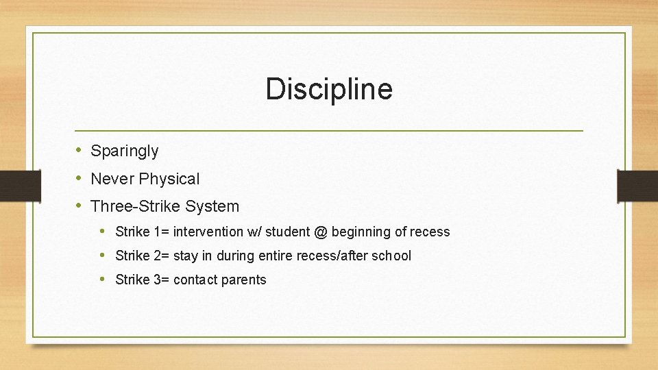 My Classroom Management Philosophy By Katelyn Baumgartner Environment