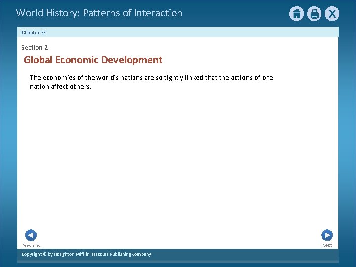 World History Patterns of Interaction Chapter 36 Global