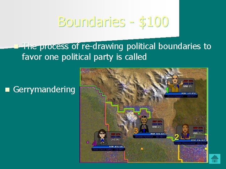 Political Geography Jeopardy Defining Boundaries Shape Type Cooperation