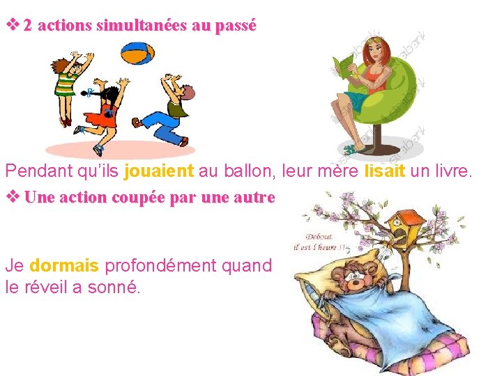 Les temps des verbes Limparfait Le pass compos