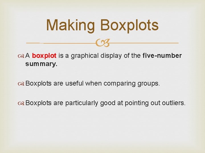 Chapter 5 Understanding and Comparing Distributions AP Statistics