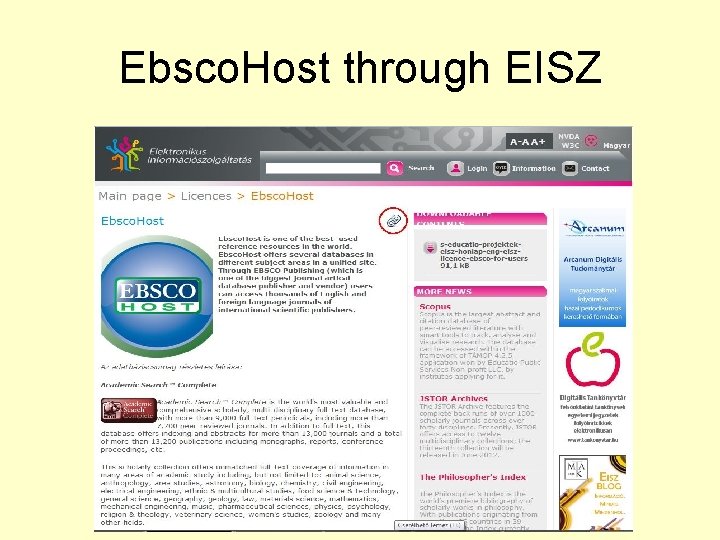 SEAS Databases training for Ph D students 2015