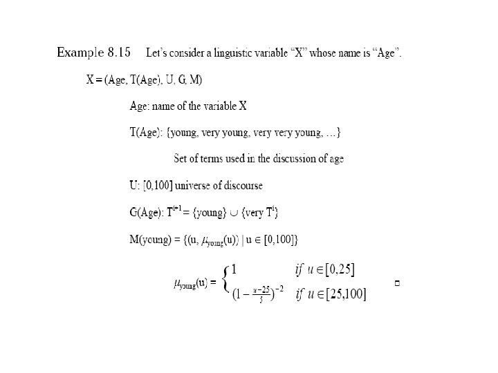 Soft Computing Lecture 4 Fuzzy logic linguistic variables Soft Computing Lecture 4 Fuzzy logic linguistic variables