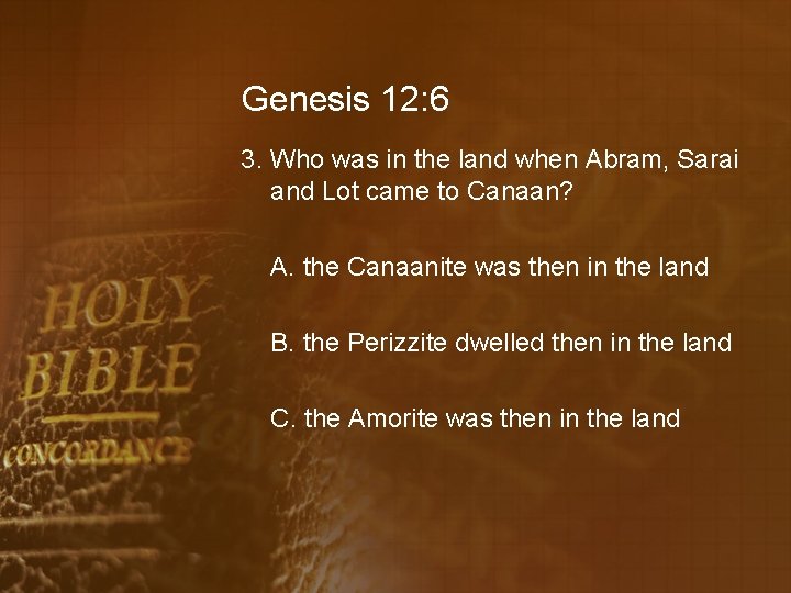 Review Genesis Chapters One Thirteen Bible Bowl 2013