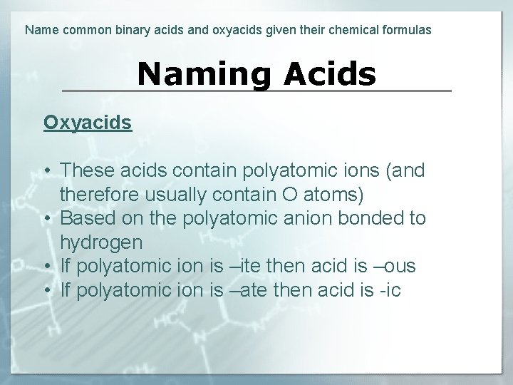 Acids Bases Molarity Chemistry 10 Mrs Page Learning
