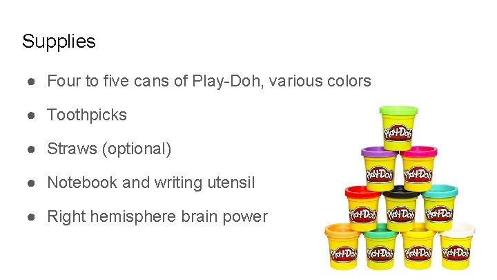 PlayDoh Brains A StepbyStep Guide Expected Learning Outcomes