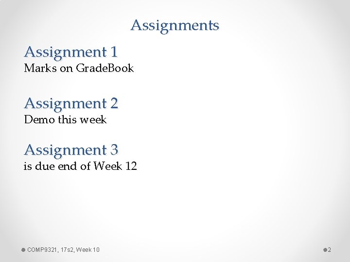 COMP 9321 Web Application Engineering Semester 2 2017