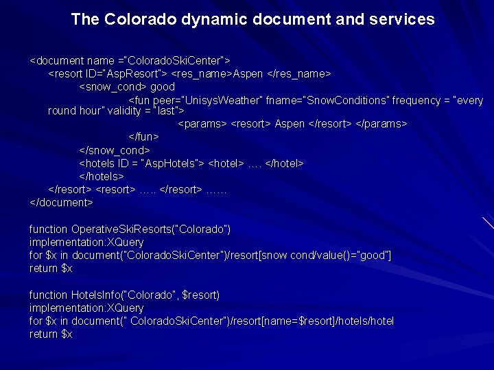Dynamic XML documents with Distribution and Replication Authors
