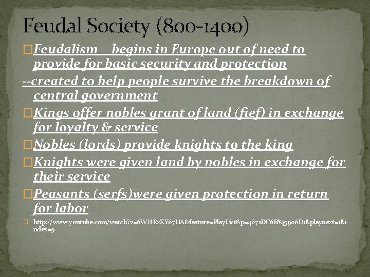 Unit 6 The Middle Ages The Barbarian Invasions